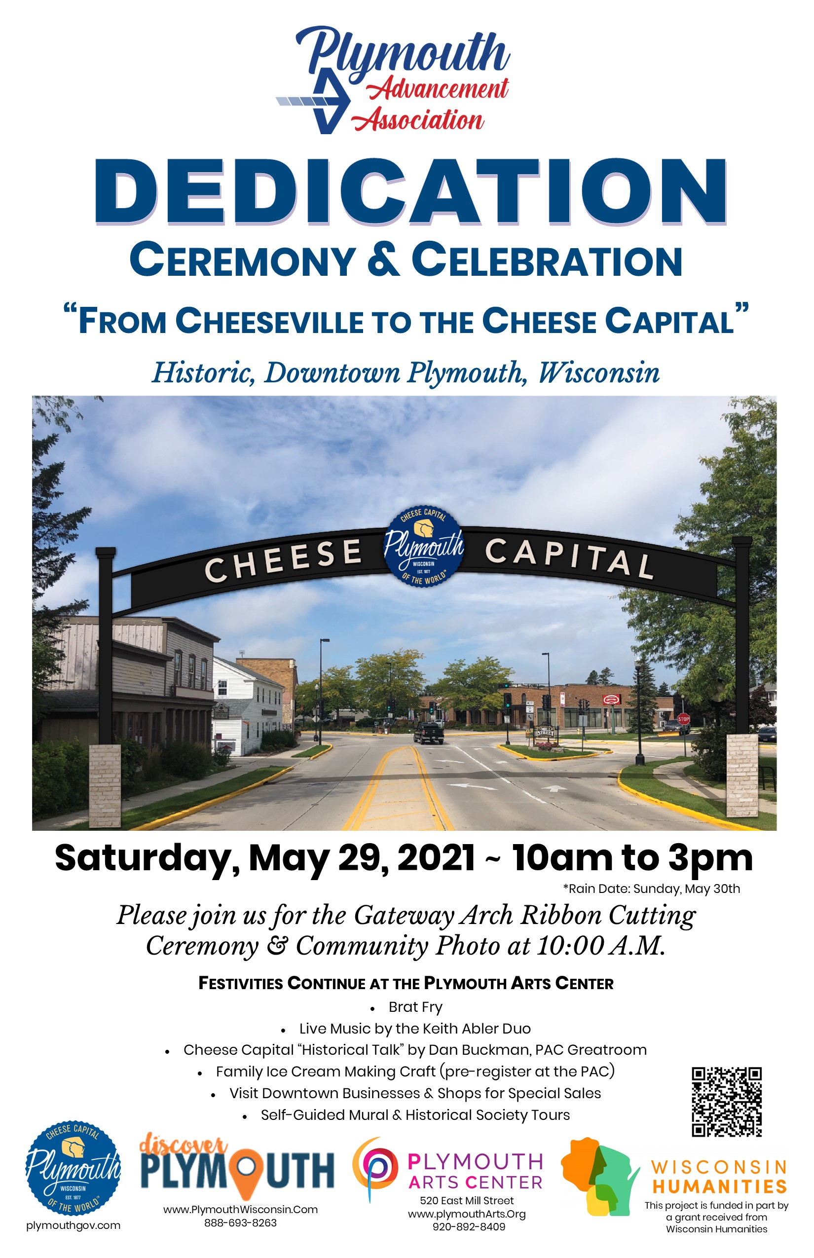 Plymouth Gateway Arch Dedication